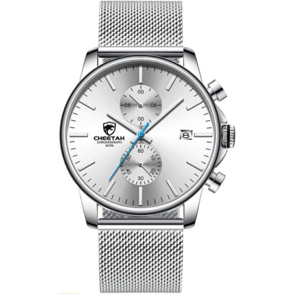 Accessories | Mens Fashion Sport Quartz Analog Silver Watch | Poshmark